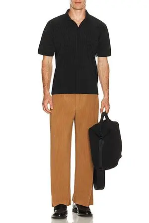Issey Miyake Mc Trousers - Brown