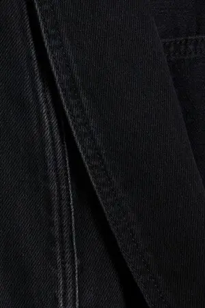 IRO PARIS Bilae Embellished Denim Jumpsuit - Black