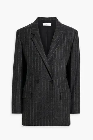 IRO PARIS Donesi Pinstriped Wool-blend Blazer