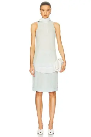 MAISON MARGIELA Sleeveless Button-up Top