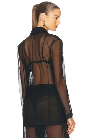 Norma Kamali Classic Single Breasted Jacket