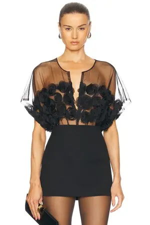 Norma Kamali Floral Bodysuits
