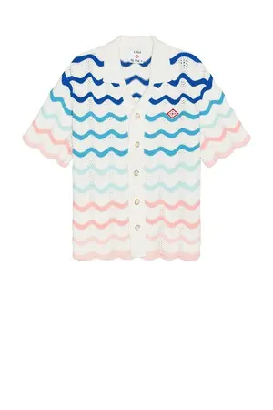 Casablanca Wave Shirt In White