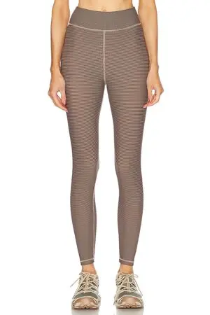 The Upside Bohemia 25 Inch Midi Legging In Brown - Check