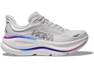 Hoka One One Bondi 9 Sneakers - Cosmic Grey/white Mesh