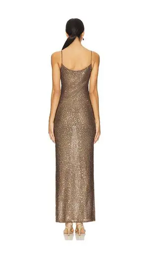 LOVERS AND FRIENDS Rossa Maxi Dress - Brown
