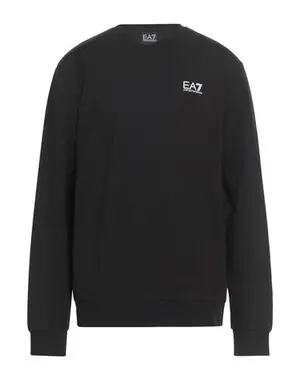 EA7 Cotton-elastane Sweatshirt - Black