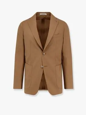 Tagliatore Montecarlo Virgin Wool And Silk Blazer - Beige