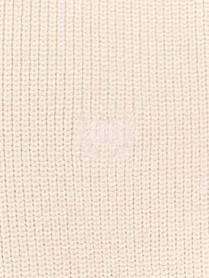 Balenciaga Intertwined Cardigan With Bb Garderobe Motif - Beige