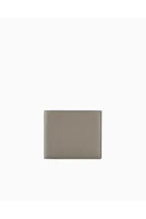 Giorgio Armani Nappa-leather Bifold Wallet - Beige