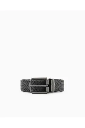 Emporio Armani Embossed Belts For Men