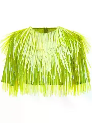 Sportmax Petalo Cropped Top