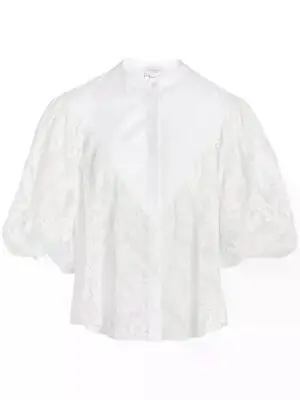 Giambattista Valli Embroidered Lace Blouse
