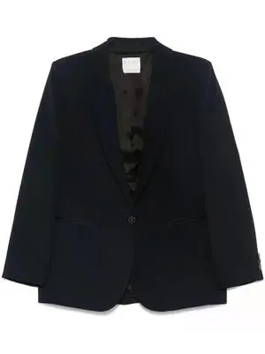 FORTE_FORTE Crepe Blazer - Blue