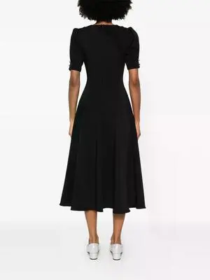 NISSA Bow-appliqué Maxi Dress