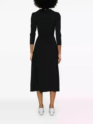 NISSA Belted Midi Dress