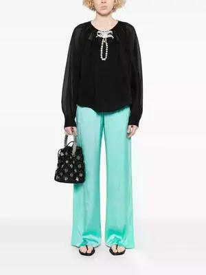 FORTE_FORTE Bead-embellished Blouse