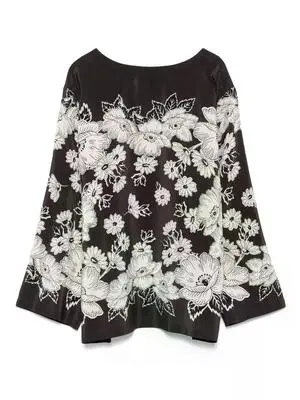 P.a.r.o.s.h Steven Floral Print Blouse