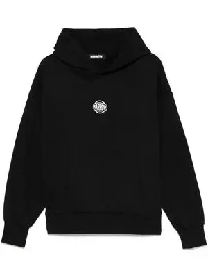 BARROW Logo-print Hoodie - Black