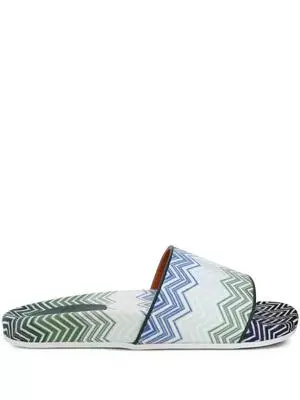 Missoni Leon Slides - Green