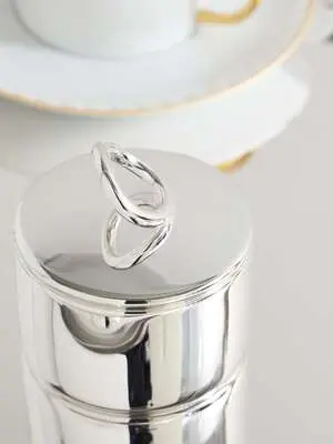 Christofle Vertigo -plated Sugar Bowl