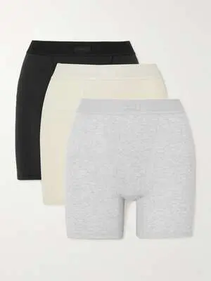 SKIMS Cotton Rib Boxer 3-pack