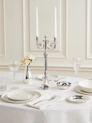 Christofle Malmaison -plated Candle Holder