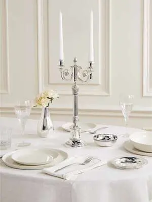 Christofle Malmaison -plated Candle Holder