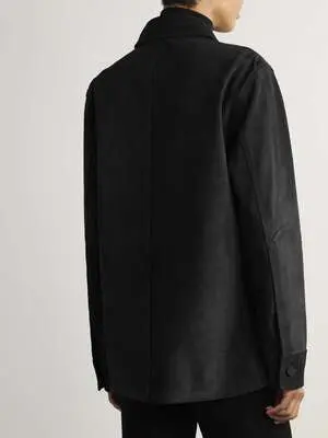 Gabriela Hearst Irene Suede Shirt