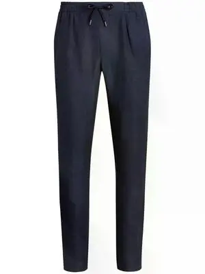 Ralph Lauren Purple Label Drawstring Trousers - Blue