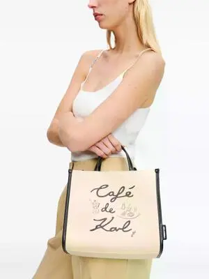 Karl Lagerfeld X Jorge Parra Canvas Tote