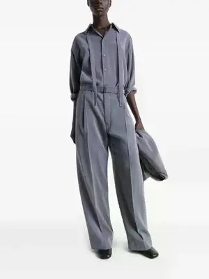 LEMAIRE Belted Silk Pants