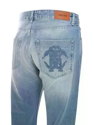 Roberto Cavalli Logo-patch Tapered Jeans
