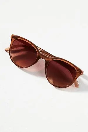 SUNSKI Makani Round Sunglasses - Raspberry