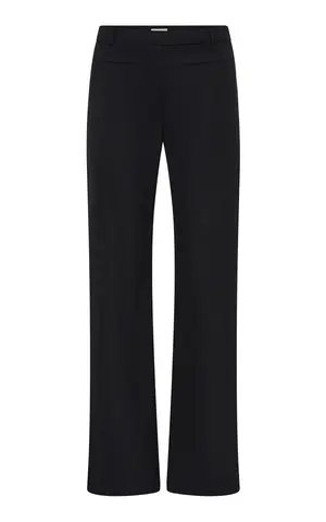 ST. AGNI Splice Paneled Wool-blend Pants