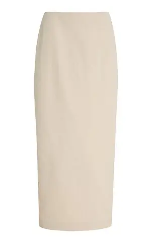 ST. AGNI Column Maxi Skirt - Nude