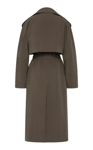 ST. AGNI Relaxed Cotton-blend Trench Coat