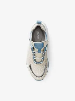 Michael Kors Olympia Mixed-media Trainer