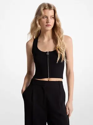 Michael Kors Zip Up Camis Tanks For Women