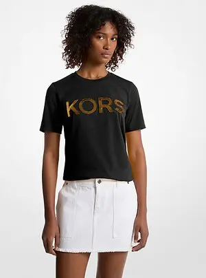 Michael Kors Logo T-shirts For Women