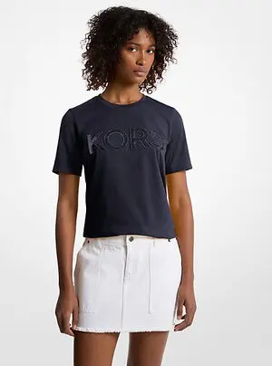Michael Kors Drop Shoulder T-shirts For Women