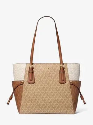 Women's Color-Block Tote Bags