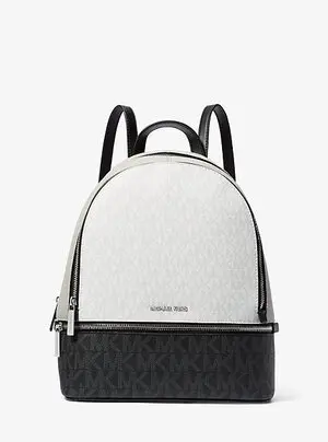 Michael Kors Rhea Medium Backpack - White