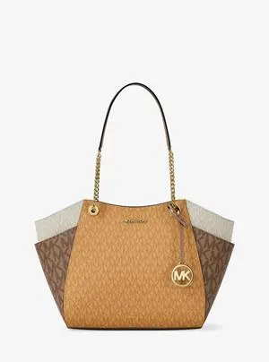 Michael Kors Jet Set Large Logo Tote Bag - Yellow