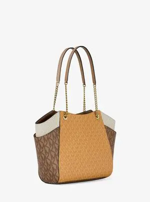 Michael Kors Jet Set Large Logo Tote Bag - Yellow