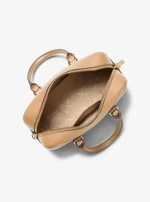 Michael Kors Thompson Pebbled Leather Satchel