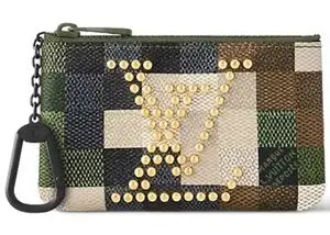 LOUIS VUITTON Pochette Clés Damoflage - Green Damoflage Damier