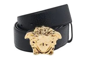LOUIS VUITTON Initiales Buckle Belt - Black