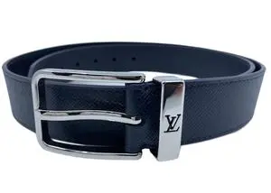 LOUIS VUITTON LV Initiales Monogram Belt Bleu Marine