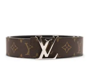 LOUIS VUITTON Initiales Belt - Brown/black